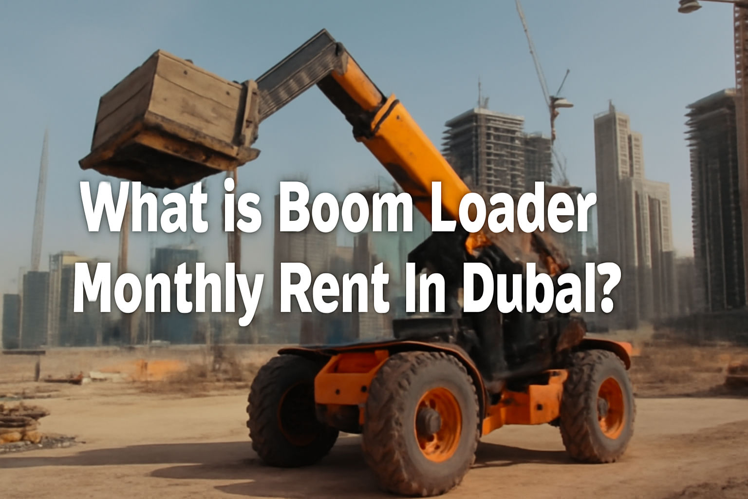 What is Boom Loader Monthly Rent in Dubai? Full Guide - Dream Way ...