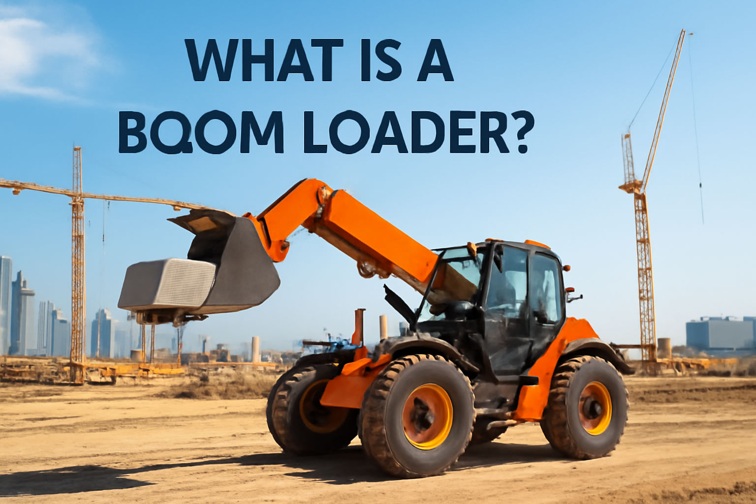 What is a Boom Loader? A Complete Guide for Contractors in Dubai ...